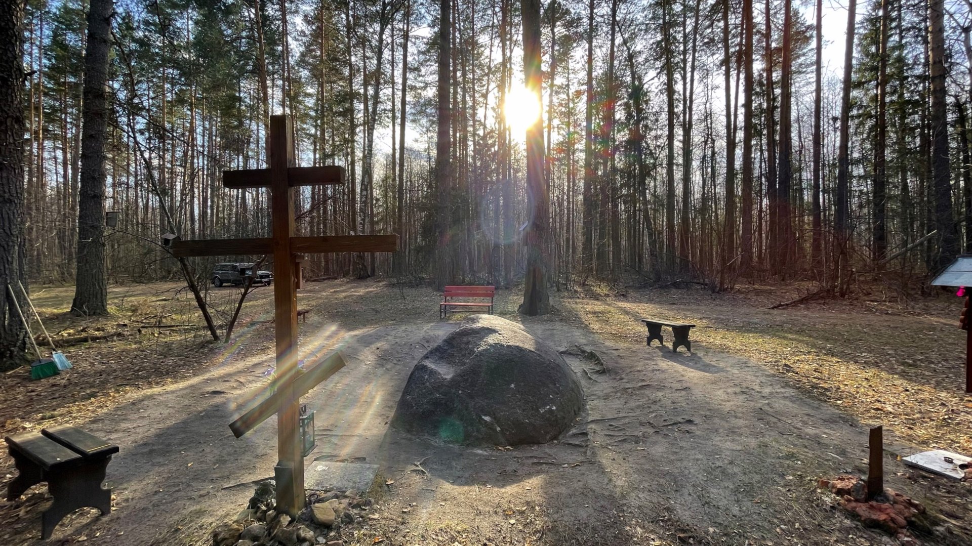 Поездка из Дивеево за тихой молитвой на Серафимовы камни (ближний и дальний), съёмка - апрель 2025