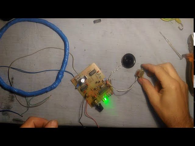 Металлоискатель TREKER (Кощей).Эксперимент с заменой к561кт3.