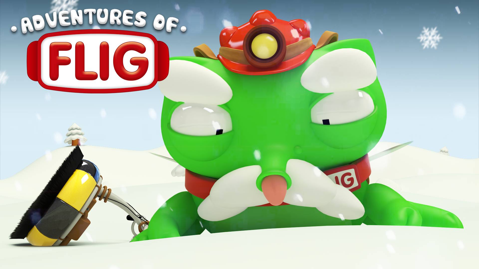 Мультик Приключения Флига - Флиг против Конфетного Йети