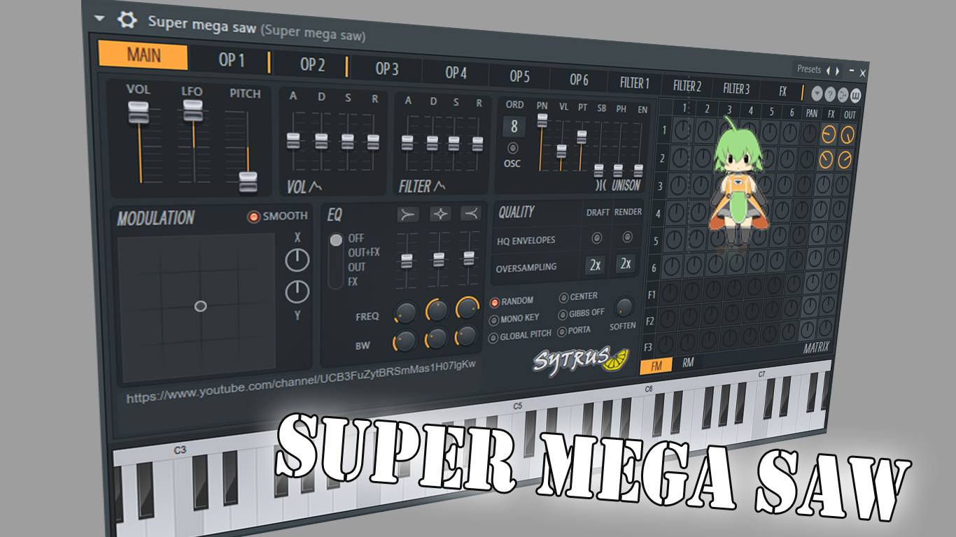 FL Sytrus бесплатный пресет Super Mega Saw