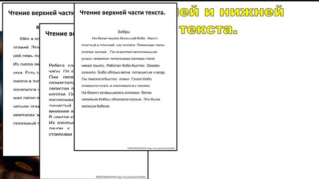 ТЕКСТЫ ДЛЯ СКОРОЧТЕНИЯ.