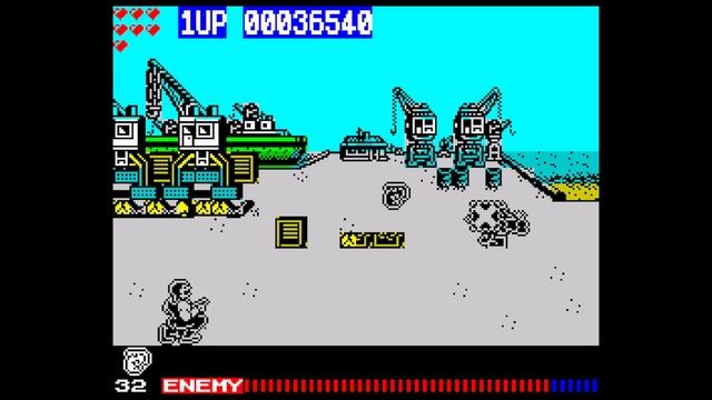 Прохождение (Cabal) (ZX Spectrum) с General Sound 🎮 Полная версия!
