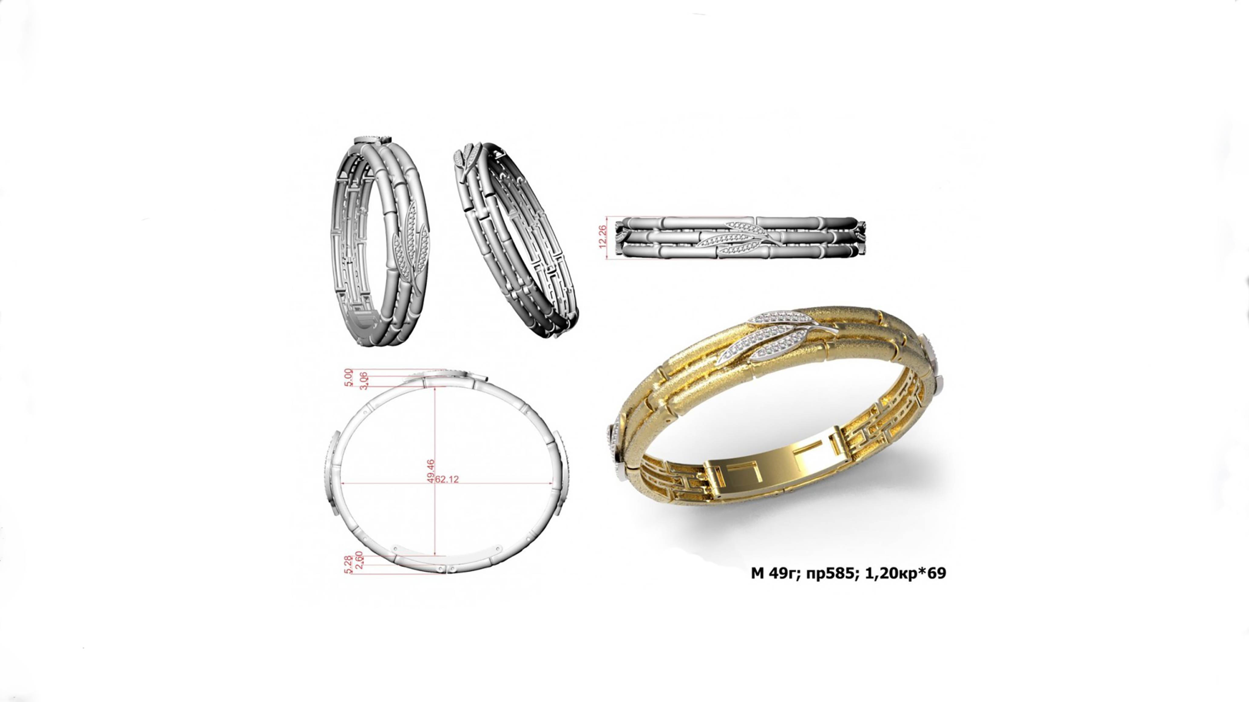 Современные технологии в ювелирном деле! Или браслет для Любы в стиле Carrera y Carrera. (Ч-4)