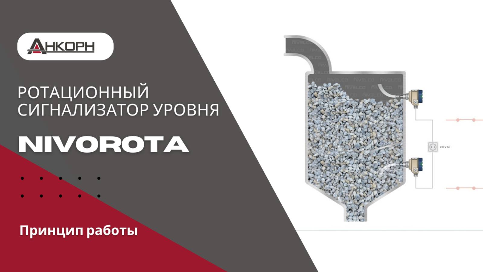 Ротационный сигнализатор уровня NIVOROTA принцип работы