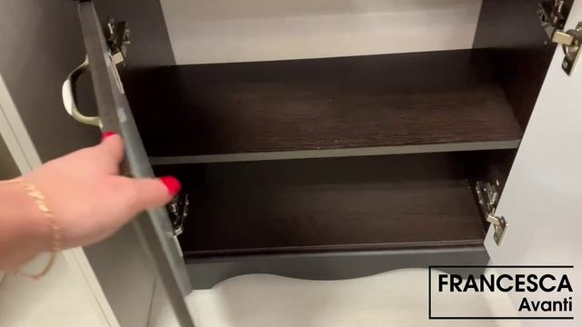 Тумба с раковиной Francesca Империя 60 с 2 дверцами венге (ум. Уют 60)