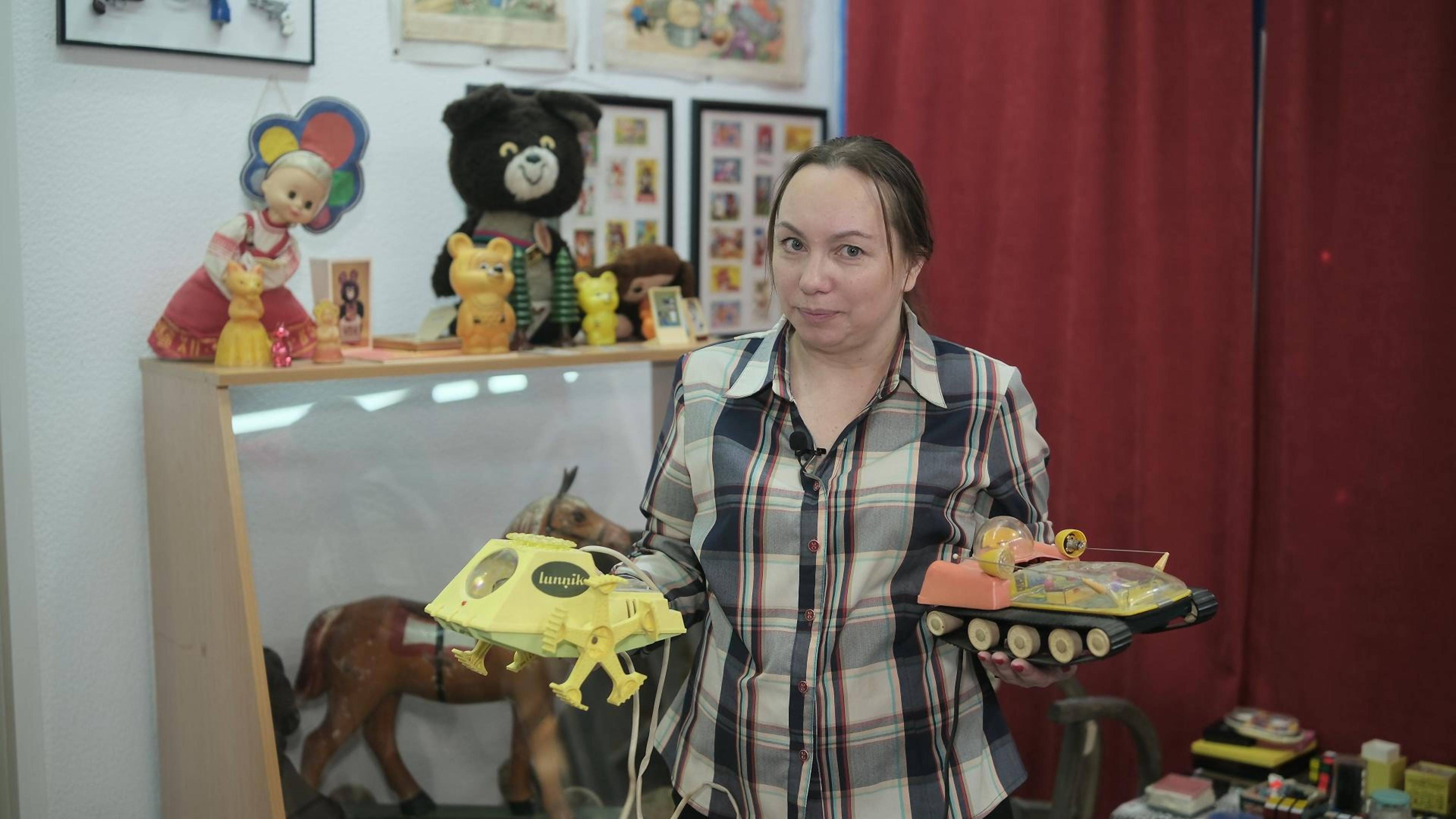 Луноход. Экспонат музея СССР "Советского детства"