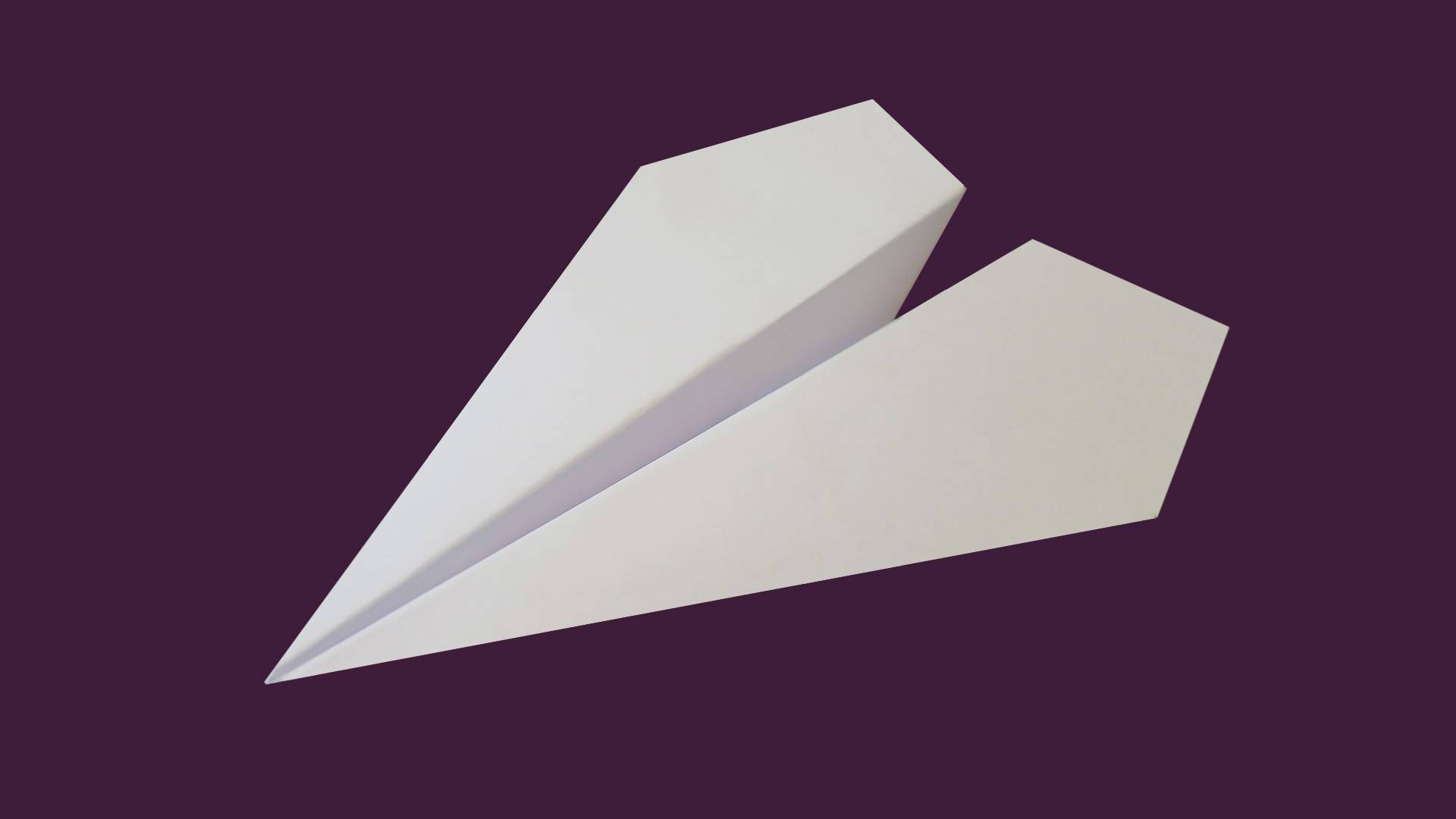 Как сделать самолет из бумаги. Оригами самолёт. Легкий способ как сделать самолёт из бумаги