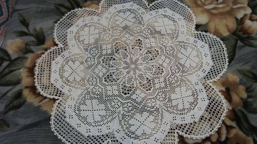 СКАТЕРТЬ "ХРИЗАНТЕМА" . ЧАСТЬ 3