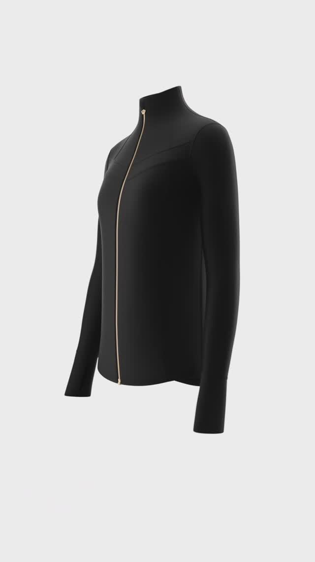 SPSM. Теплый лонгслив на молнии