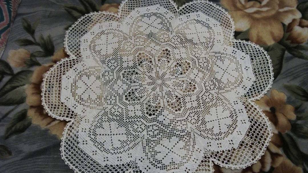 СКАТЕРТЬ "ХРИЗАНТЕМА". ЧАСТЬ 2