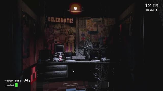 играю в оригинальный первый фнаф 1 страшный но прикольно