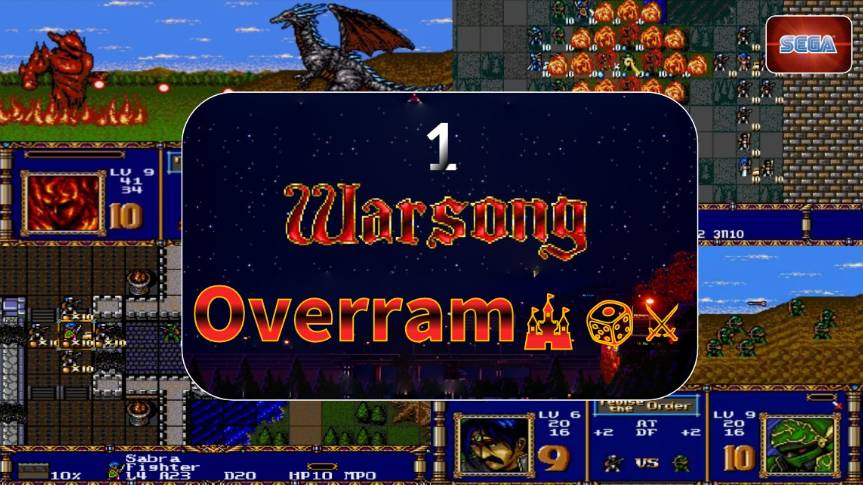 Warsong \ Langrisser - Варсонг \ Песнь Войны. SEGA. № 1