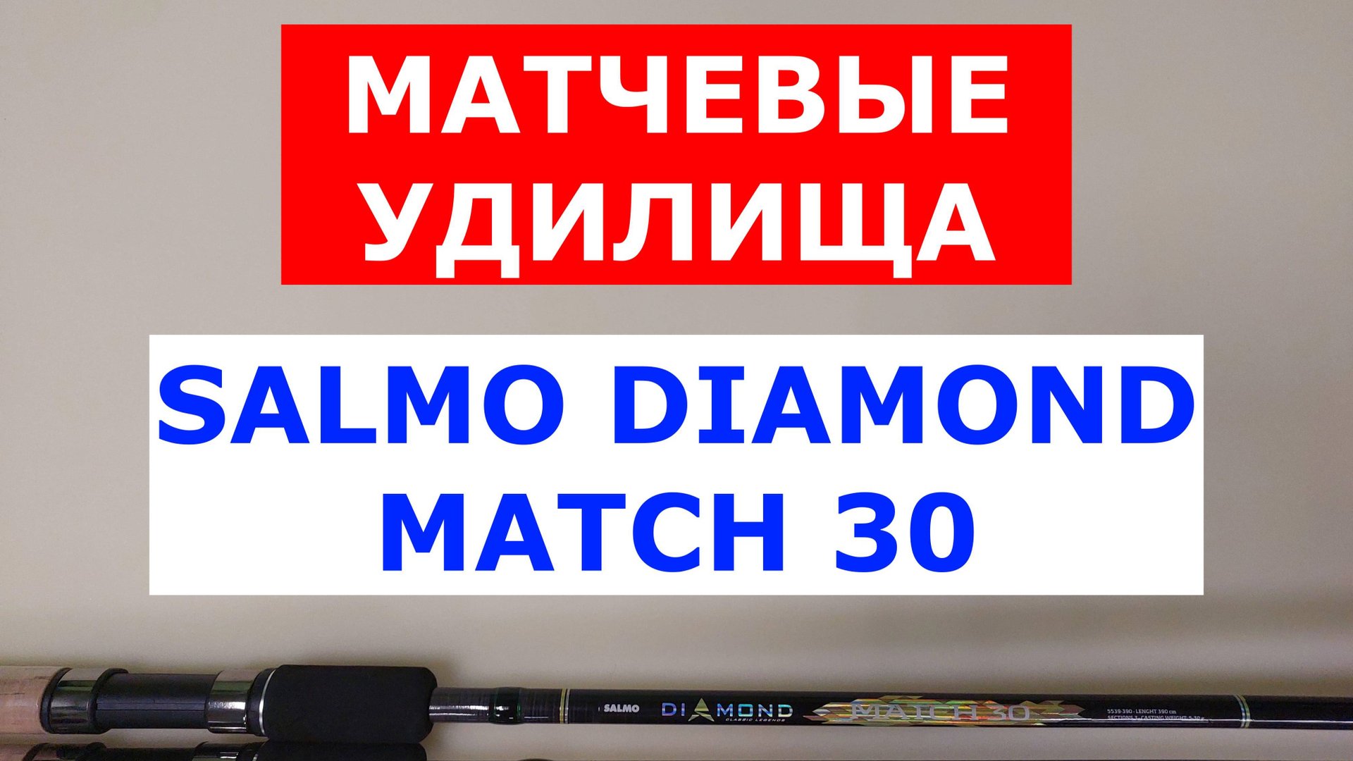 ОБЗОР МАТЧЕВЫХ УДИЛИЩ SALMO DIAMOND MATCH 30 | ВЫБИРАЕМ МАТЧЕВОЕ УДИЛИЩЕ |  САЛЬМО ДИАМОНД 30