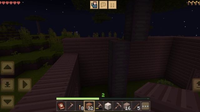 не оригинальный Minecraft выживание стройка дома