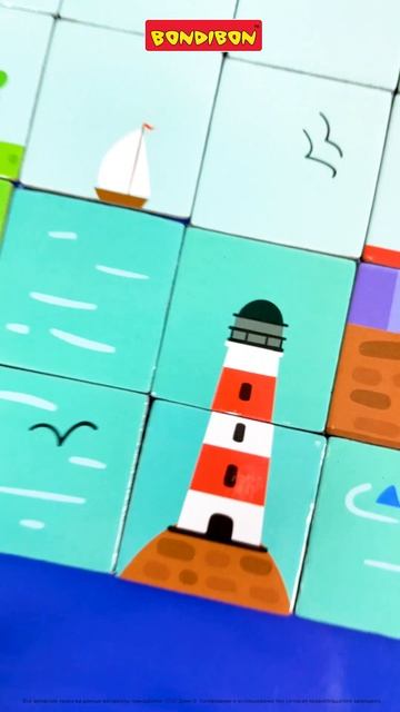 Магнитная мозаика пазл головоломка для детей Города #настольныеигры #настолки #настольнаяигра #boar