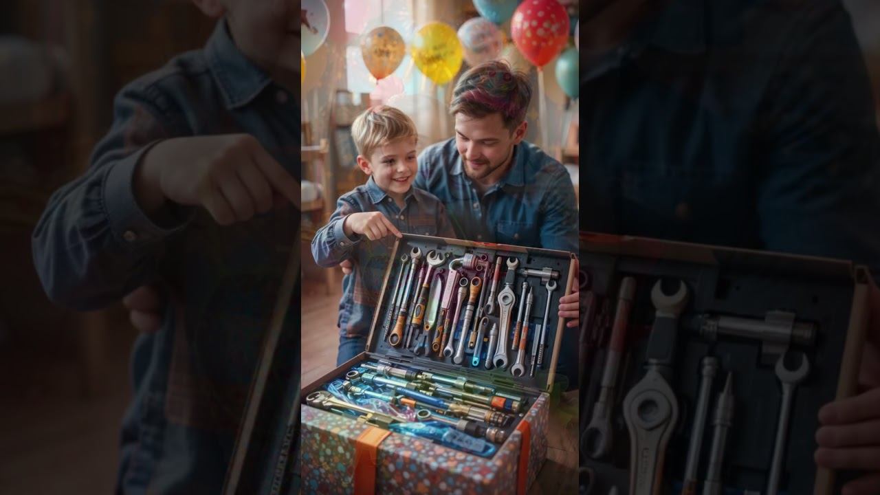 На день рожденья ПАПА СЫНУ конструктор “Слесарь” подарил. Что случилось с мальчиком? #юмор #шутка