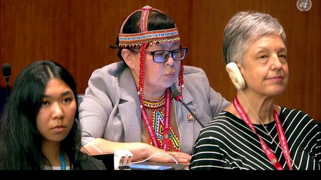 Виктория Дармаева, АКМНС, Форум ООН по вопросам коренных,  22 апреля
