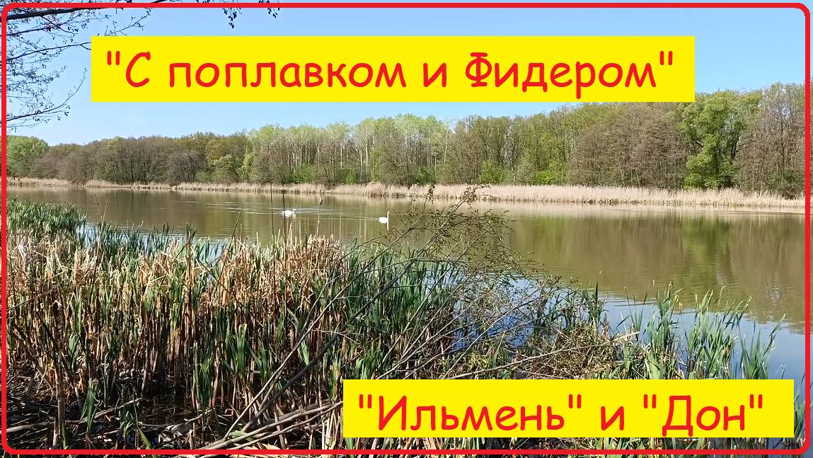 "С поплавком и фидером" Озеро "Ильмень" и река "Дон".