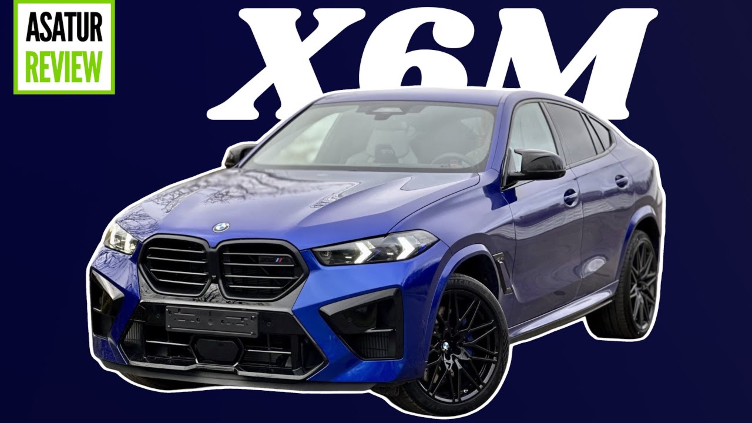 Обзор Рестайлингового BMW X6M Competition F96 LCI Marina Bay Blue 2024 Параллельный импорт из Евро