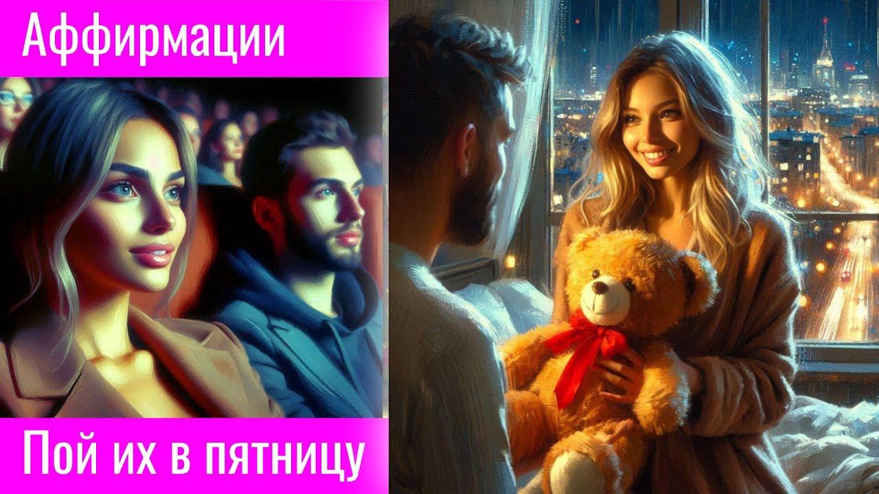 Аффирмации НА ПЯТНИЦУ 😜Пой их и расти духовно! #слушать #текст #саморазвитие
