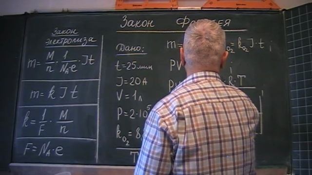 Температура кислорода при электролизе