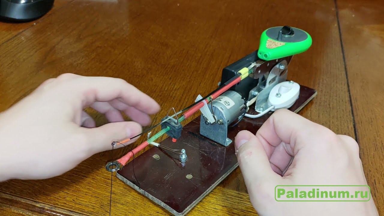 Зимняя удочка с автоподсекателем (Самоделка)