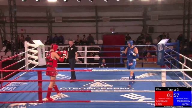 Соловьёв Глеб(Сахалин)+Морареску Богдан(Смоленск)81+кг.России-Тайский бокс-Нижний Новгород-14апр2025
