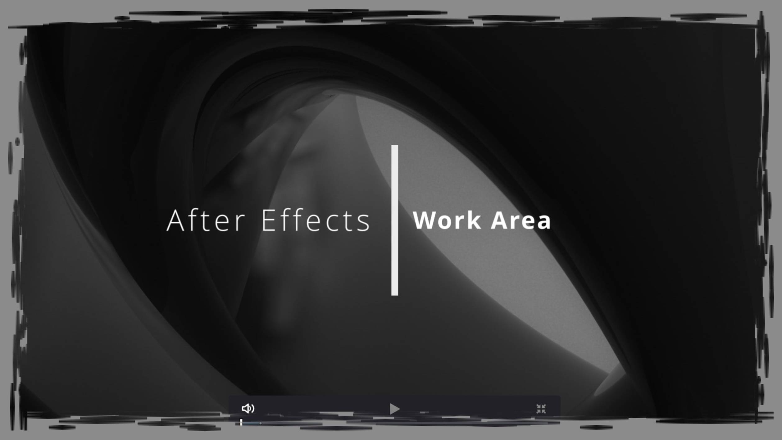 015. After Effects. Work Area
