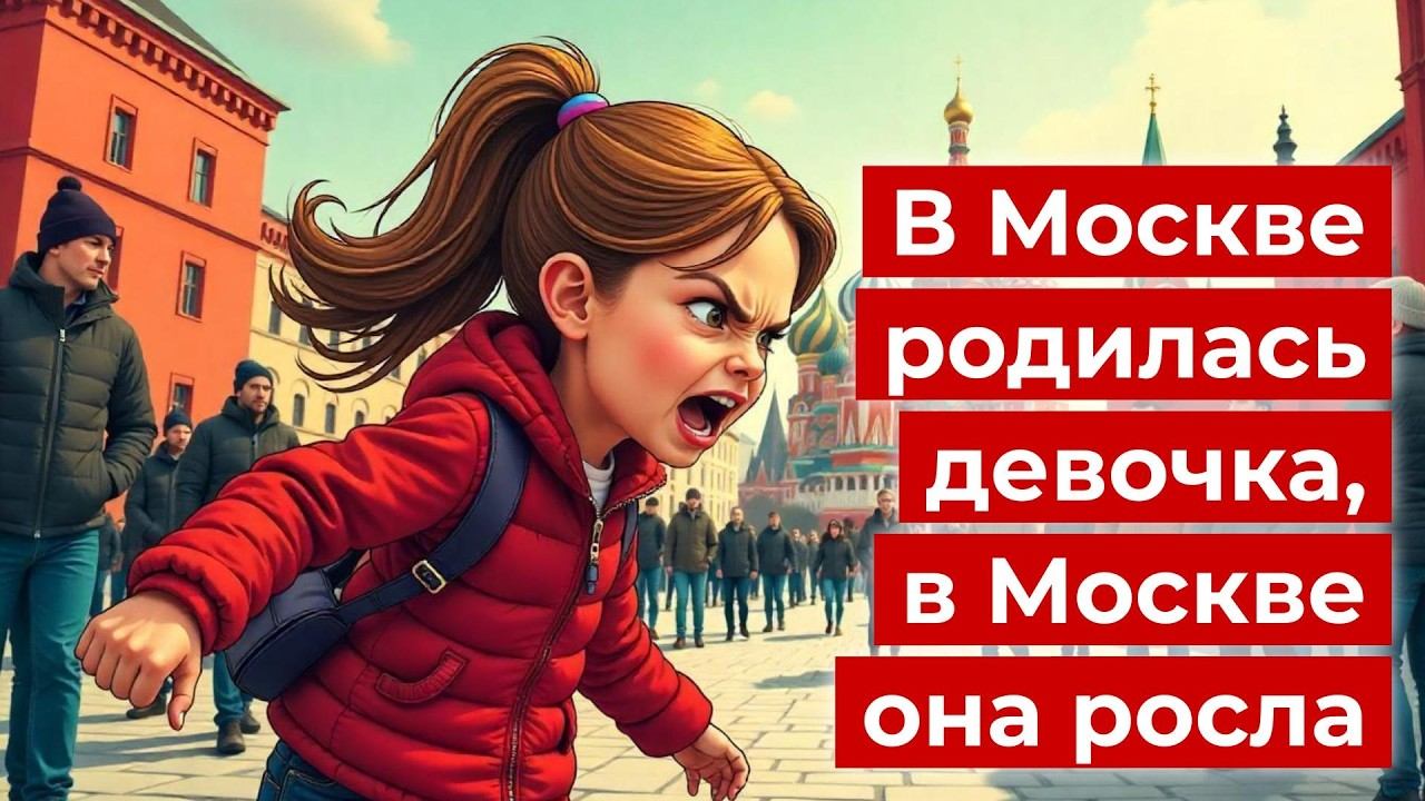 ВЗРЫВ МОЗГА 💥В Москве родилась девочка, в Москве она росла #песня #пародия #юмор