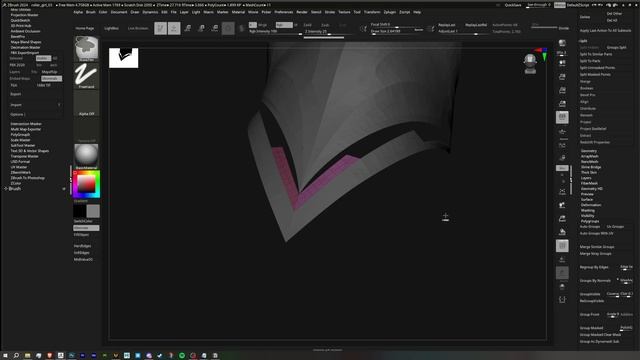 4- How I Import In Zbrush & Welding Meshes