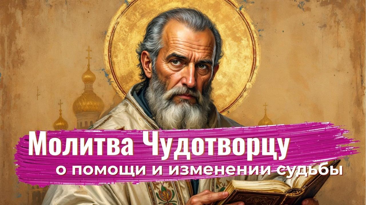 Молитва ✨НИКОЛАЮ ЧУДОТВОРЦУ #о_помощи #изменяющая_судьбу #православная #радуйся_Чудотворец #акафист