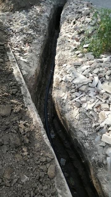 Прокладка Нового водопровода.