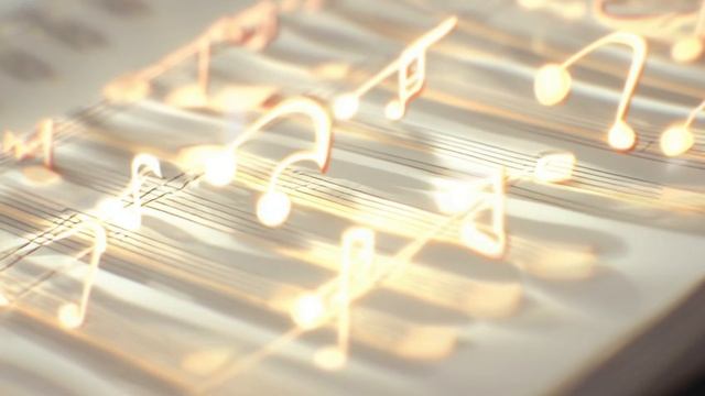 Ноты, нотная тетрадь // ФУТАЖ