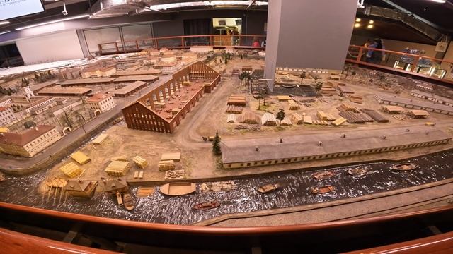 Макет Петербурга и пригородов 18 века. Петровская акватория.