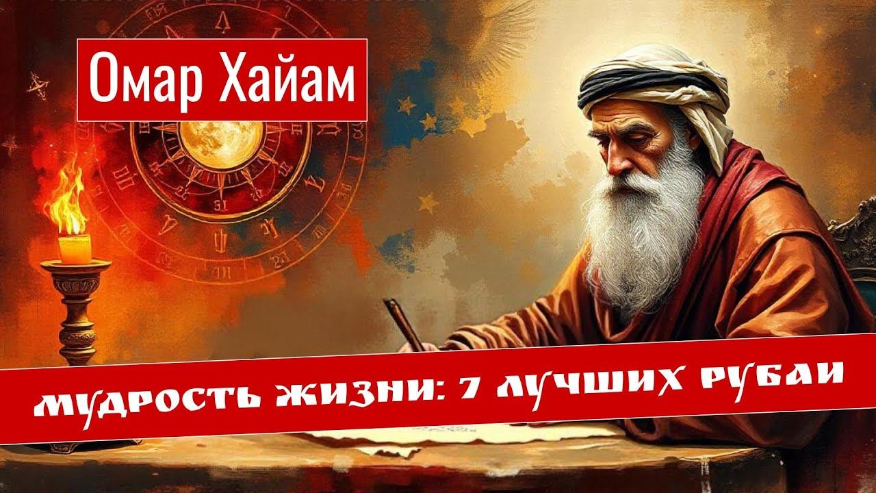 Омар Хайям 🌙мудрости жизни: 7 лучших рубаи #песня #стихи #караоке