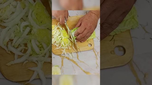 Салат с адыгейским сыром и зеленью