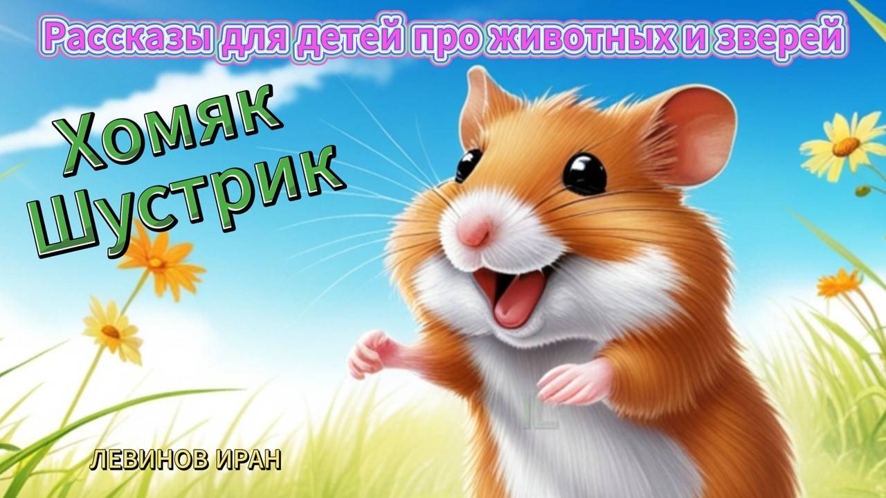 Хомяк Шустрик. Рассказы для детей про животных и зверей.   Детский писатель Левинов Иран.
