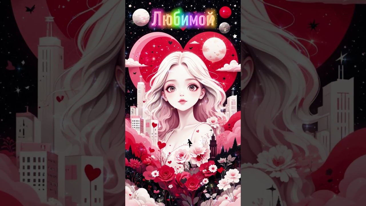 Ты это знаешь? ❤️Я тону В ТВОИХ ГЛАЗАХ, любимая! #признание #песня #открытка