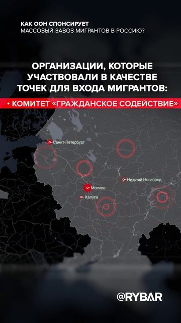 Миграция: Запад против РФ:
 Как зарубежные страны через ООН наводняют Россию нелегалами