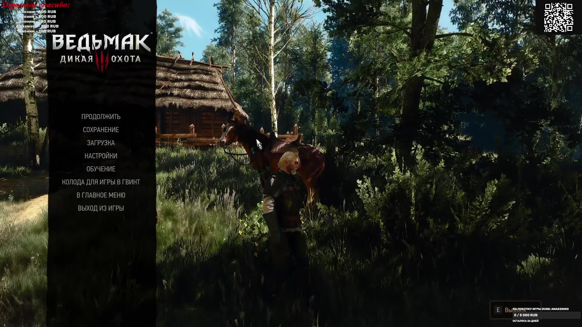 Ведьмак 3 Дикая Охота. Сложность: На смерть.  Часть 14