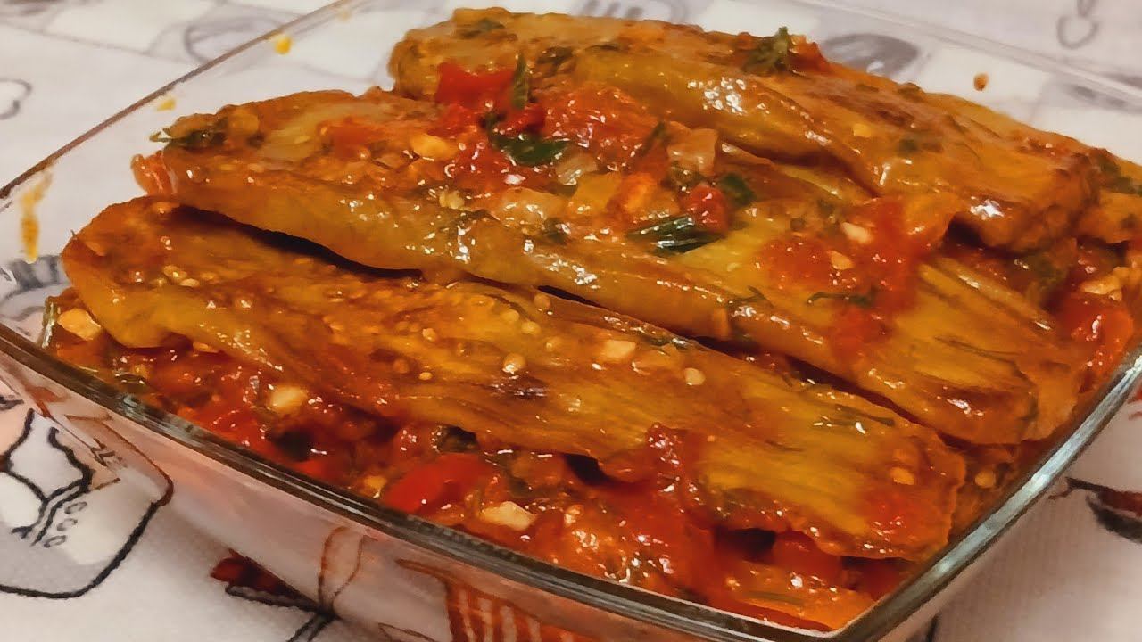 🍆🍎Шикарное блюдо из баклажан. Понравится всем.