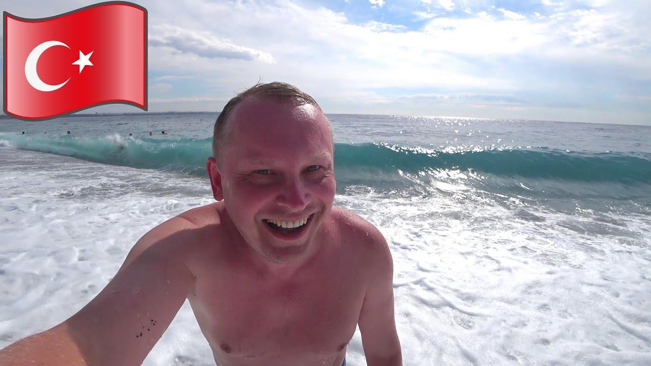 #10.Анталия. На море волны  Сходил на пятничный рынок Altinkum (Алтынкум): смешные цены на фрукты