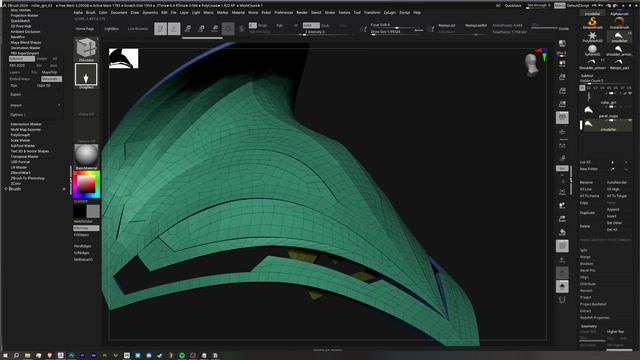 6- Adding Thickness In Zbrush