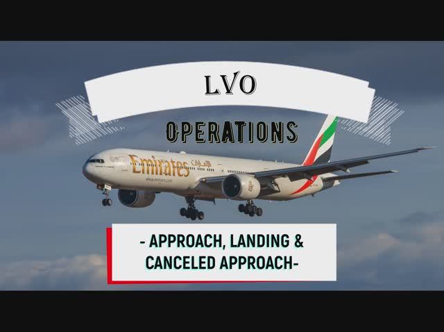 LVO  - Approach, Landing  & Canceled approach + ELEC B UP system for Autoland  v1