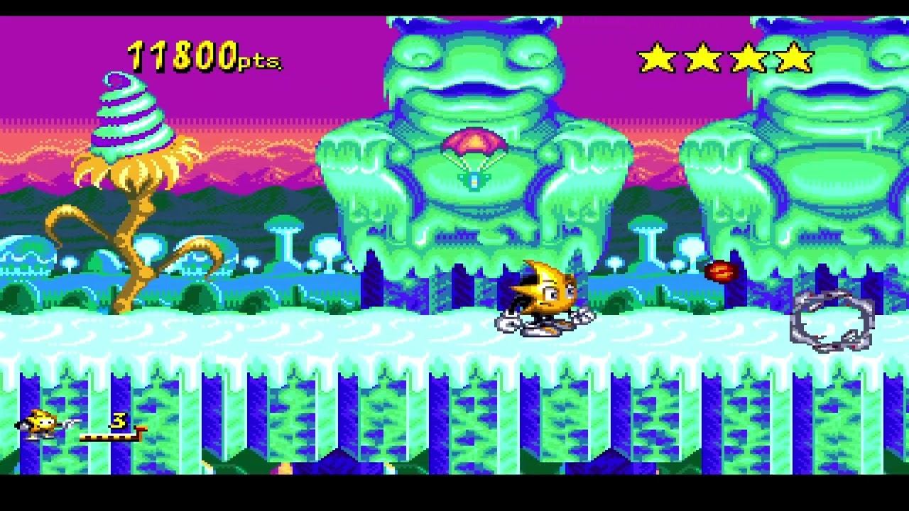 Ristar (Walkthrough) - Splash Snow | 5-2