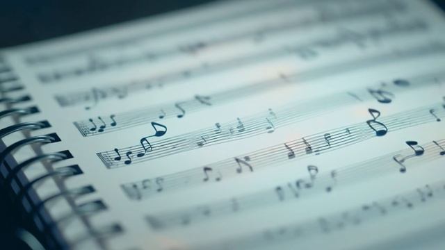 Нотная тетрадь, ноты ФУТАЖ