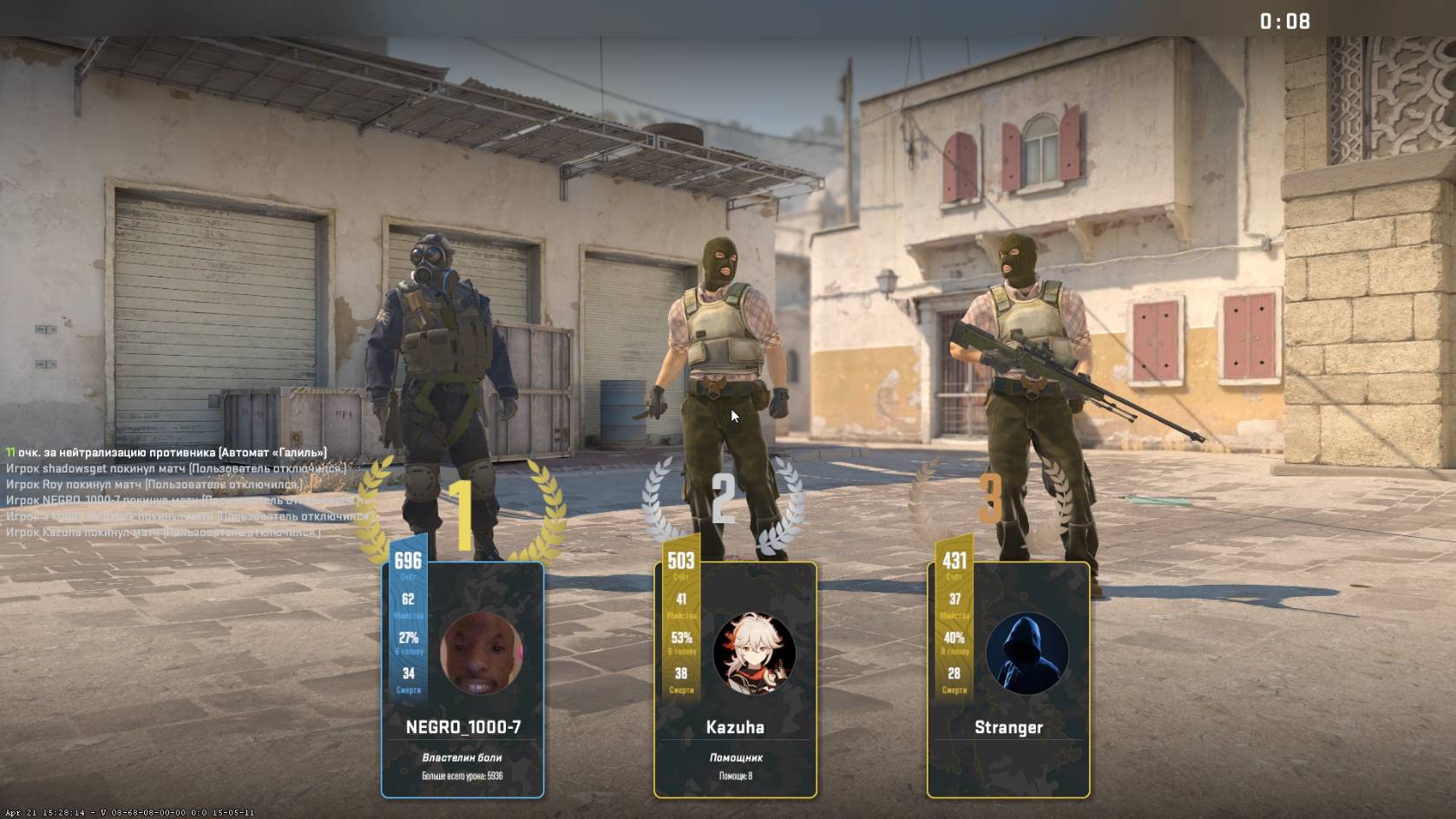 Приобщаюсь к Counter-Strike 2. Первые Дезматчи. Взял 3-е место на первом заходе