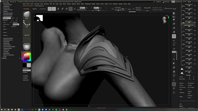 8- Working With Zbrush To Create Complex Design