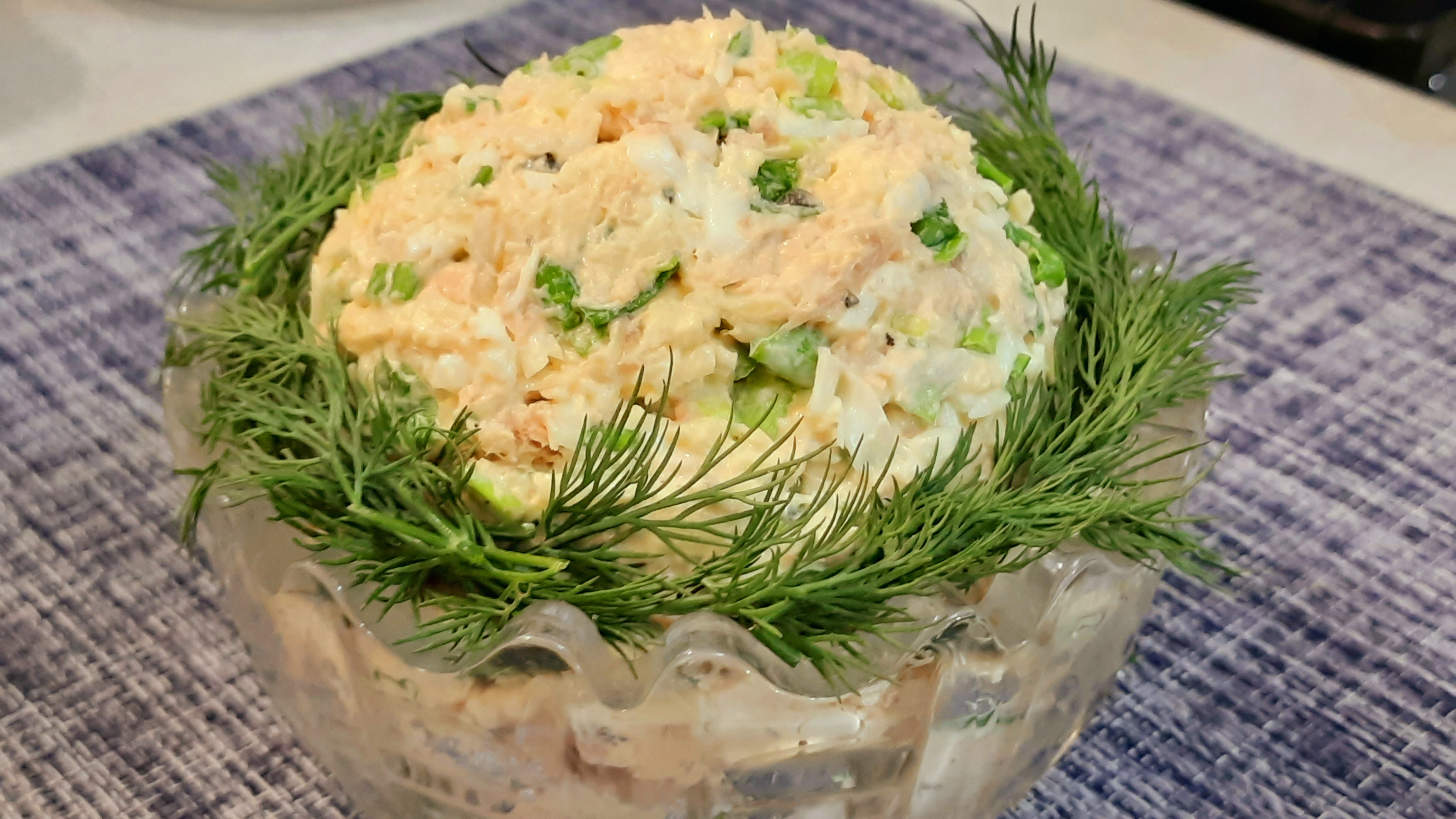 САЛАТ с ГОРБУШЕЙ Салат из прошлого...