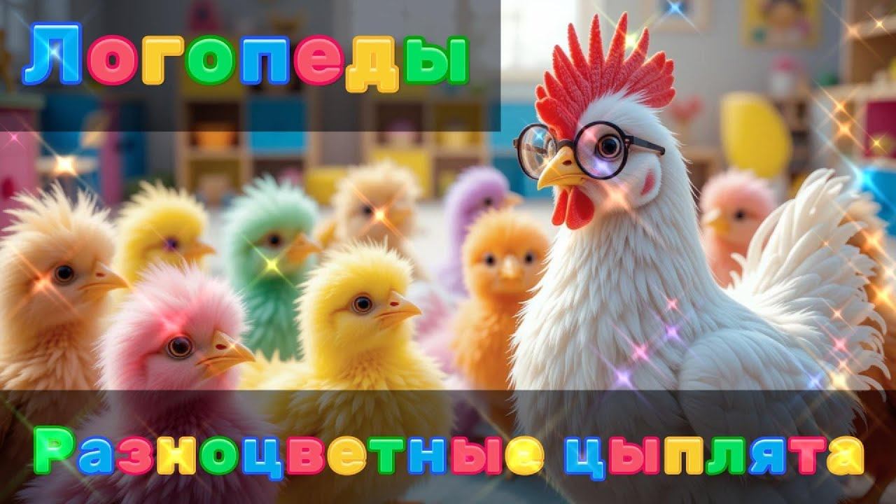 DEMO: Песня 🐤РАЗНОЦВЕТНЫЕ ЦЫПЛЯТА #логопед #логопедическийцентр #логопедическиезанятия